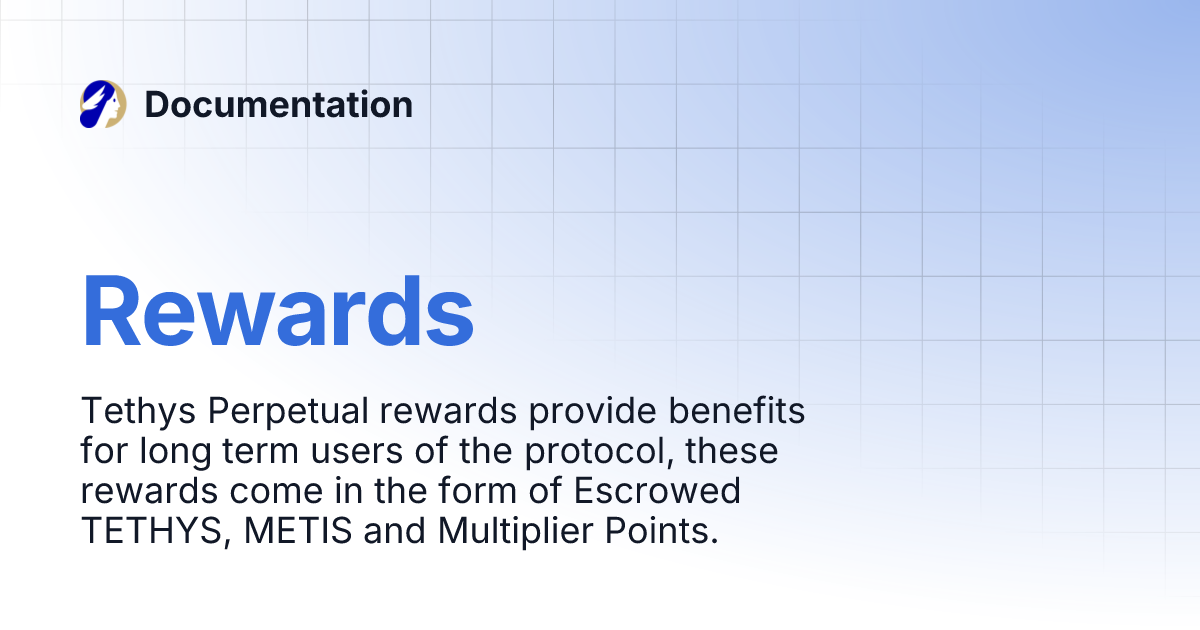 Rewards | Documentation